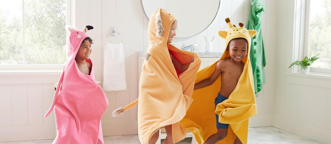 Kids Bath Towels, Wraps & Beach Towels - Pottery Barn Kids Australia