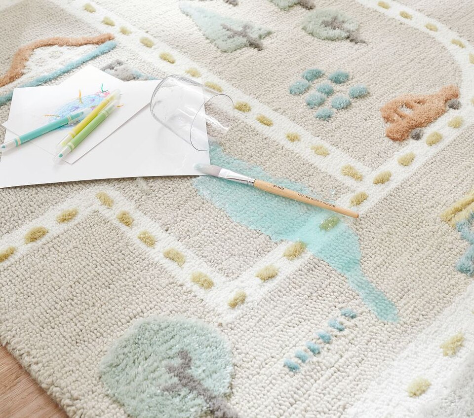 3-D Activity Town Play Rug | Pottery Barn Kids AU
