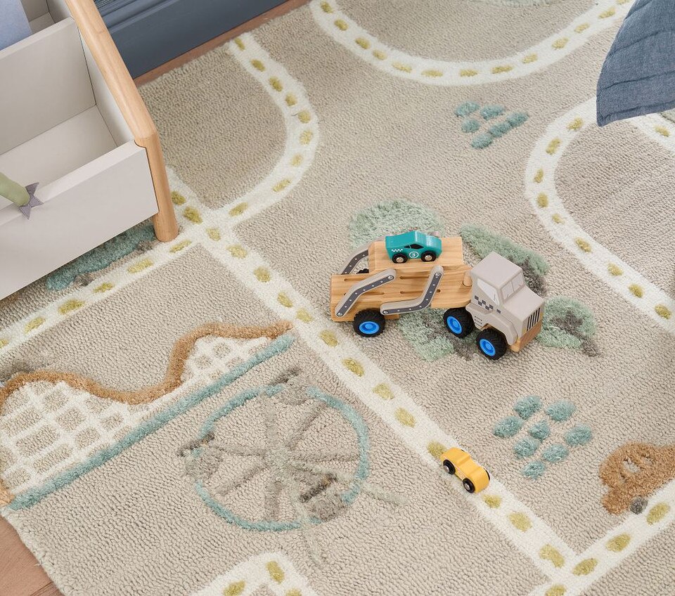3-D Activity Town Play Rug | Pottery Barn Kids AU