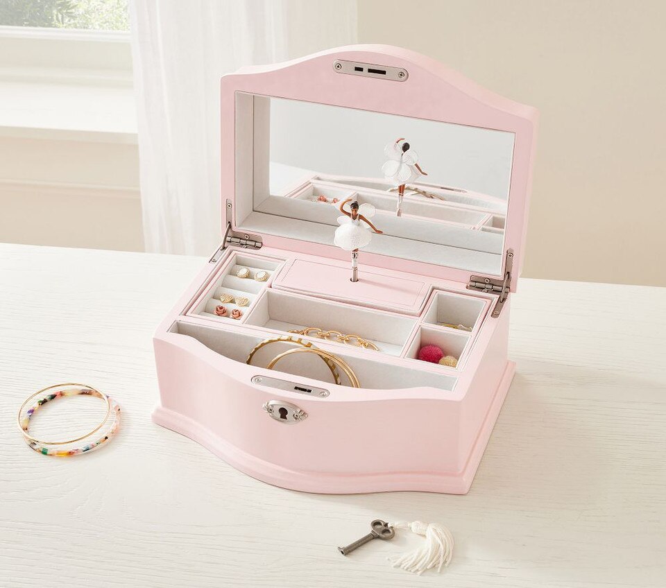 Pink Abigail Jewellery Box Collection | Pottery Barn Kids Australia