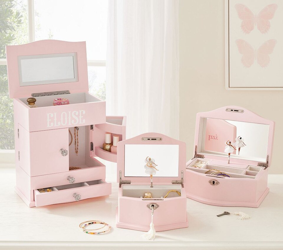 Pink Abigail Jewellery Box Collection | Pottery Barn Kids Australia