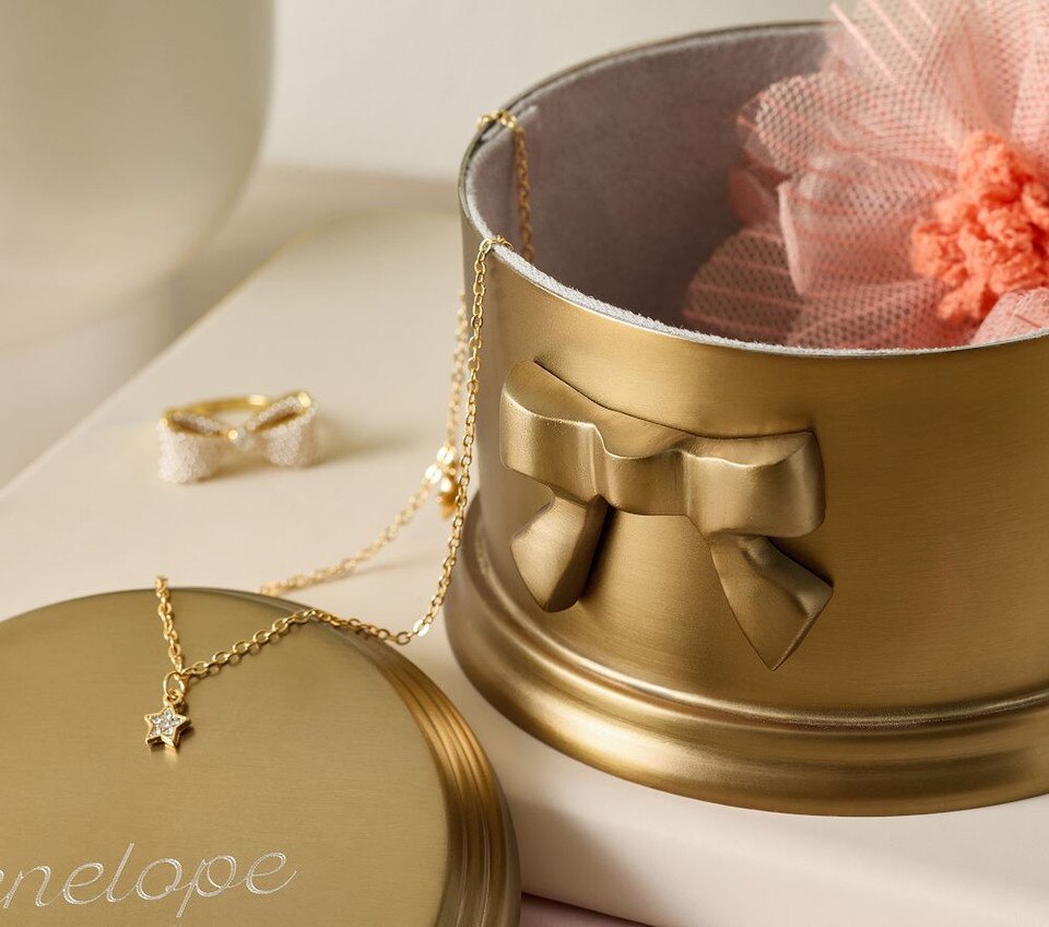 Ava Ribbon Keepsake Box | Pottery Barn Kids AU