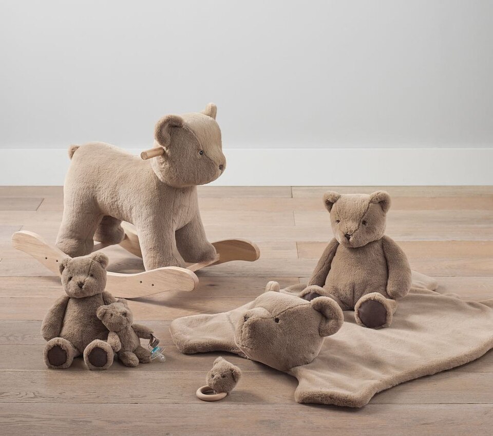 Bear Animal Plush Nursery Rocker | Pottery Barn Kids Australia
