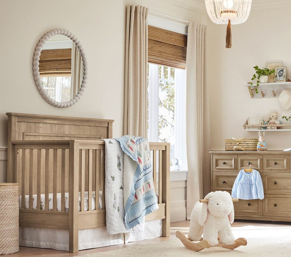 Peter Rabbit™ Garden Fair Isle Heirloom Baby Blanket