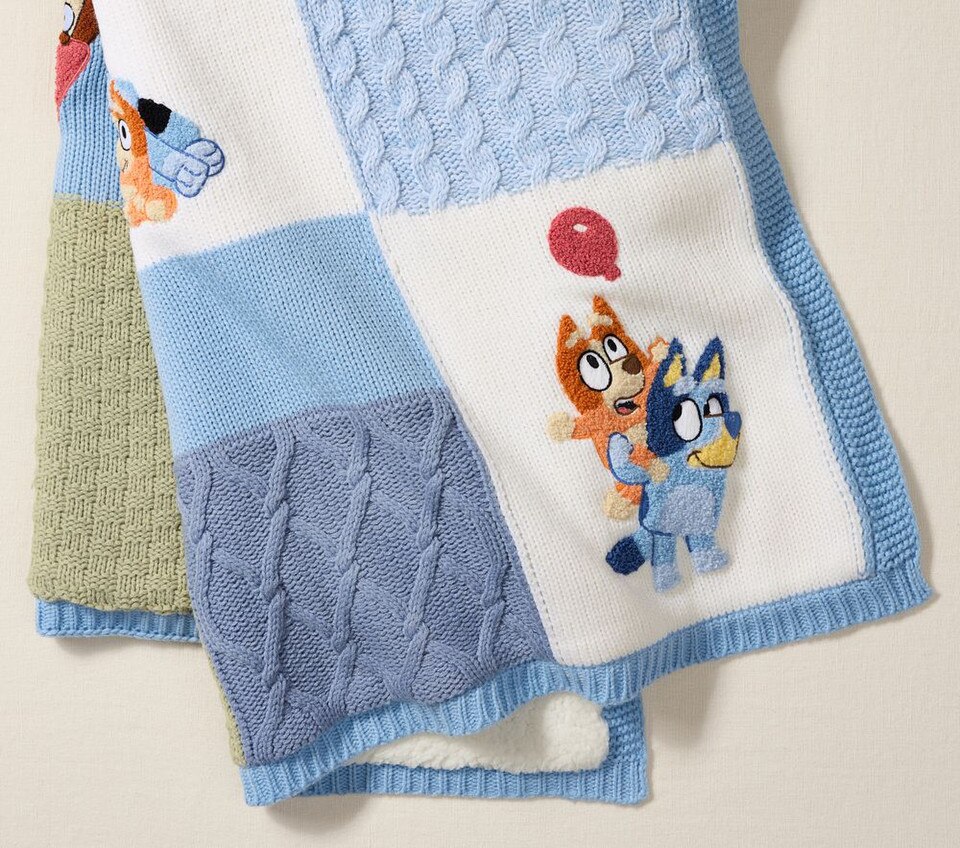 Bluey Heirloom Toddler Blanket | Pottery Barn Kids Australia