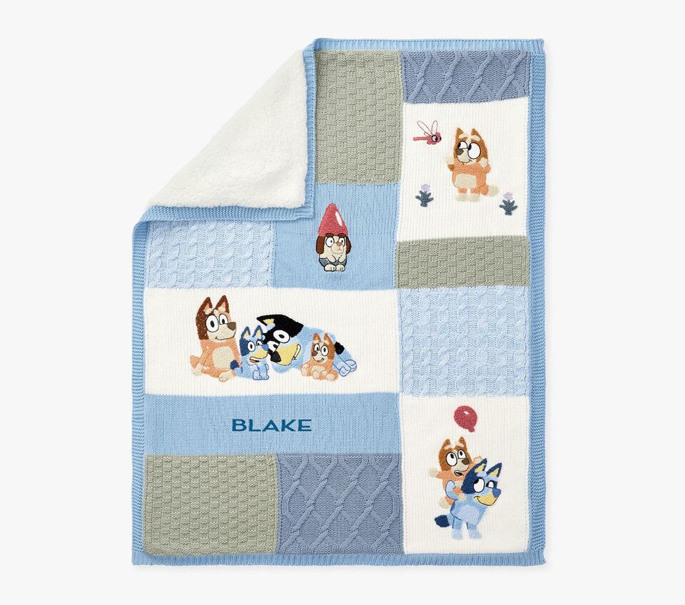 Bluey Heirloom Toddler Blanket | Pottery Barn Kids Australia