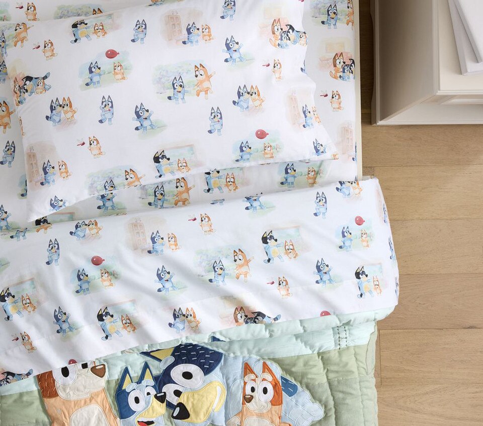 Bluey Organic Sheet Set | Pottery Barn Kids Australia