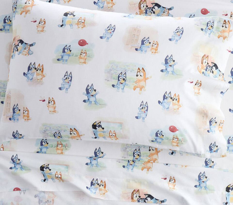 Bluey Organic Sheet Set | Pottery Barn Kids Australia