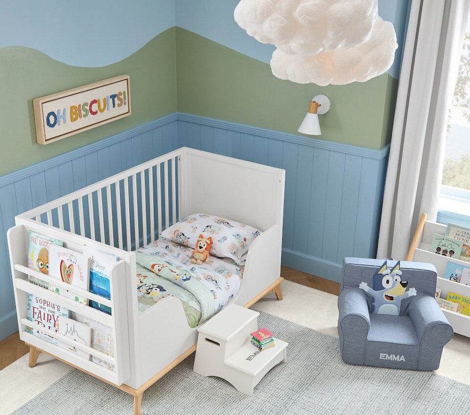 Bluey Organic Toddler Sheet Set | Pottery Barn Kids Australia