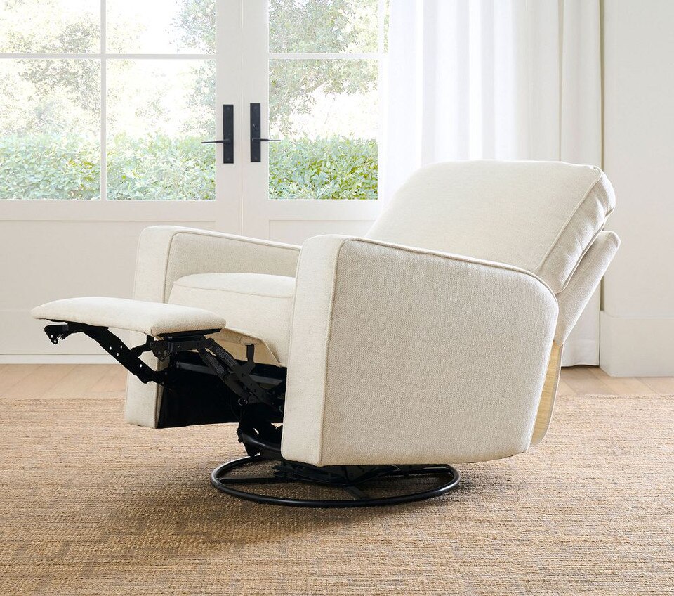 Comfort Square Arm Swivel Glider Recliner | Pottery Barn Kids Australia