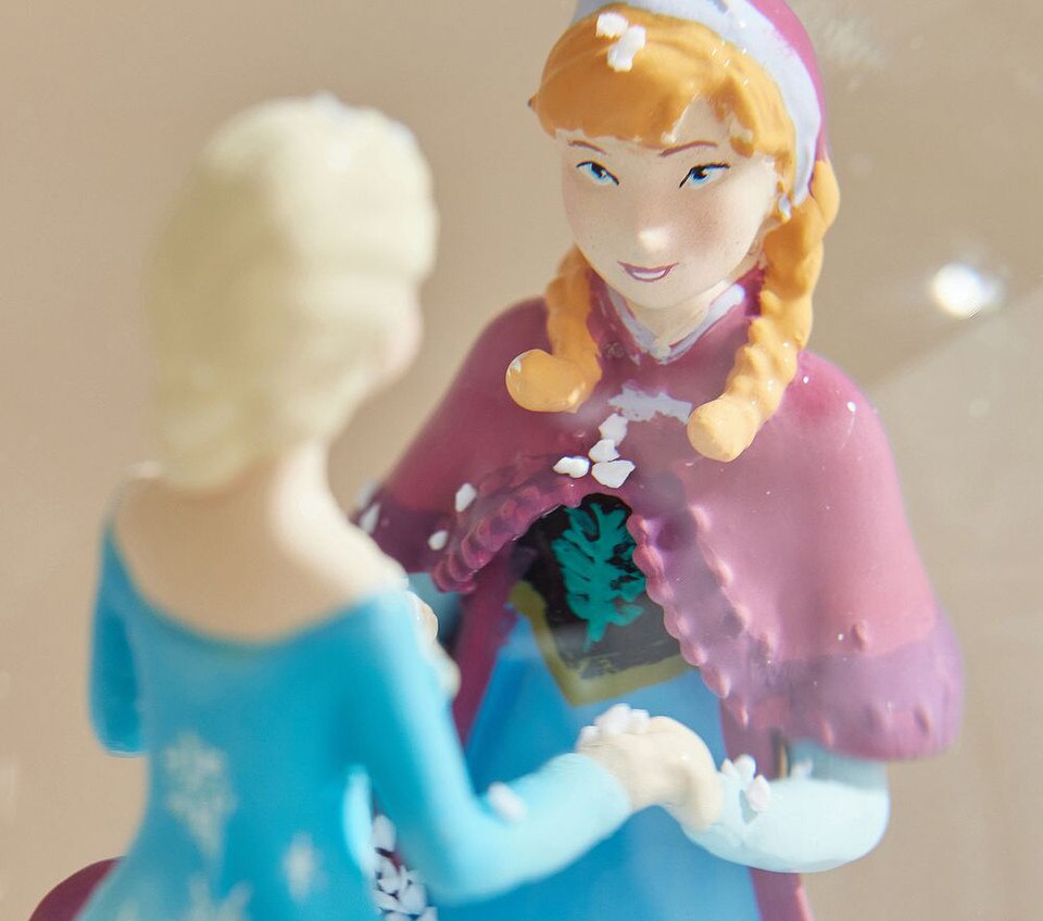 Disney's Frozen Anna And Elsa Musical Snow Globe | Pottery Barn Kids AU