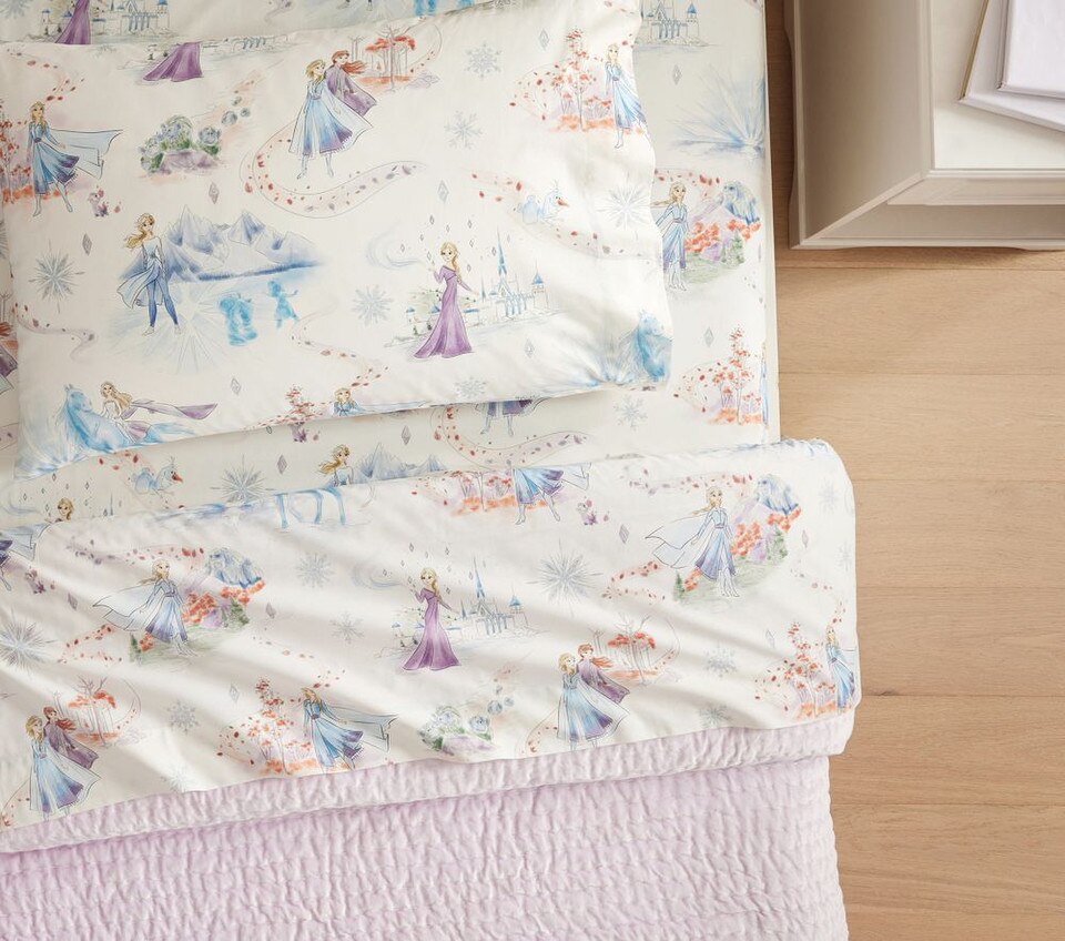 Disney Frozen Enchanted Forest Organic Sheet Set | Pottery Barn Kids AU