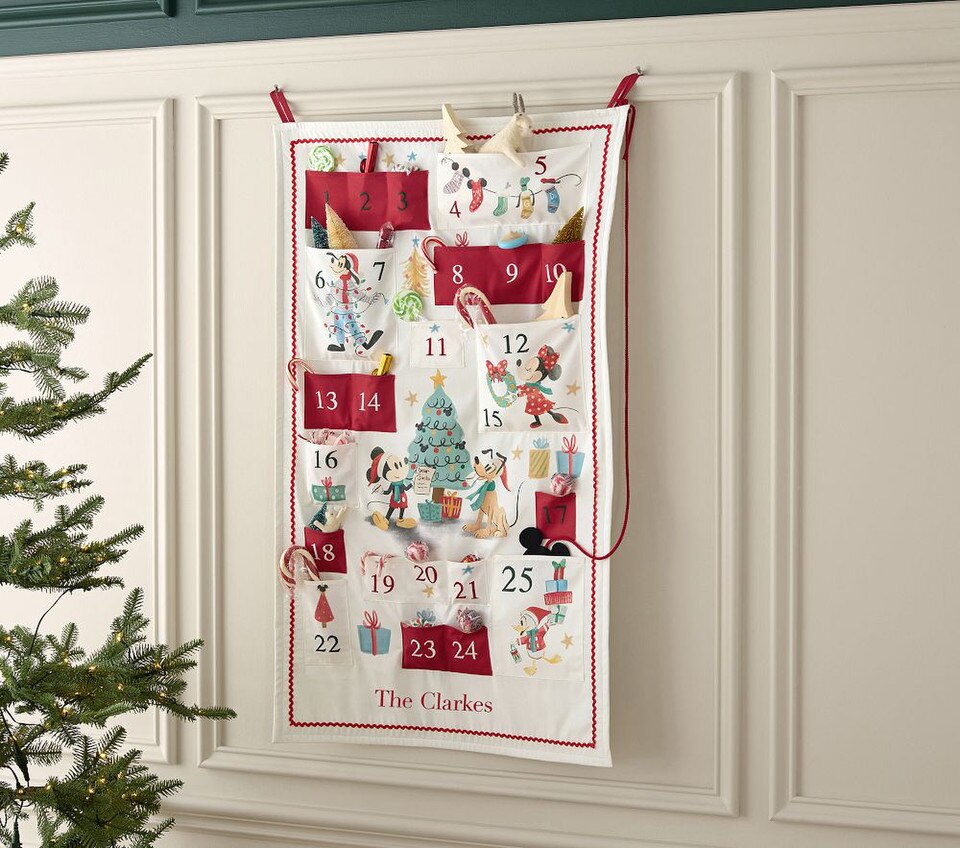 Disney Mickey Mouse and Friends Christmas Advent Calendar | Pottery ...
