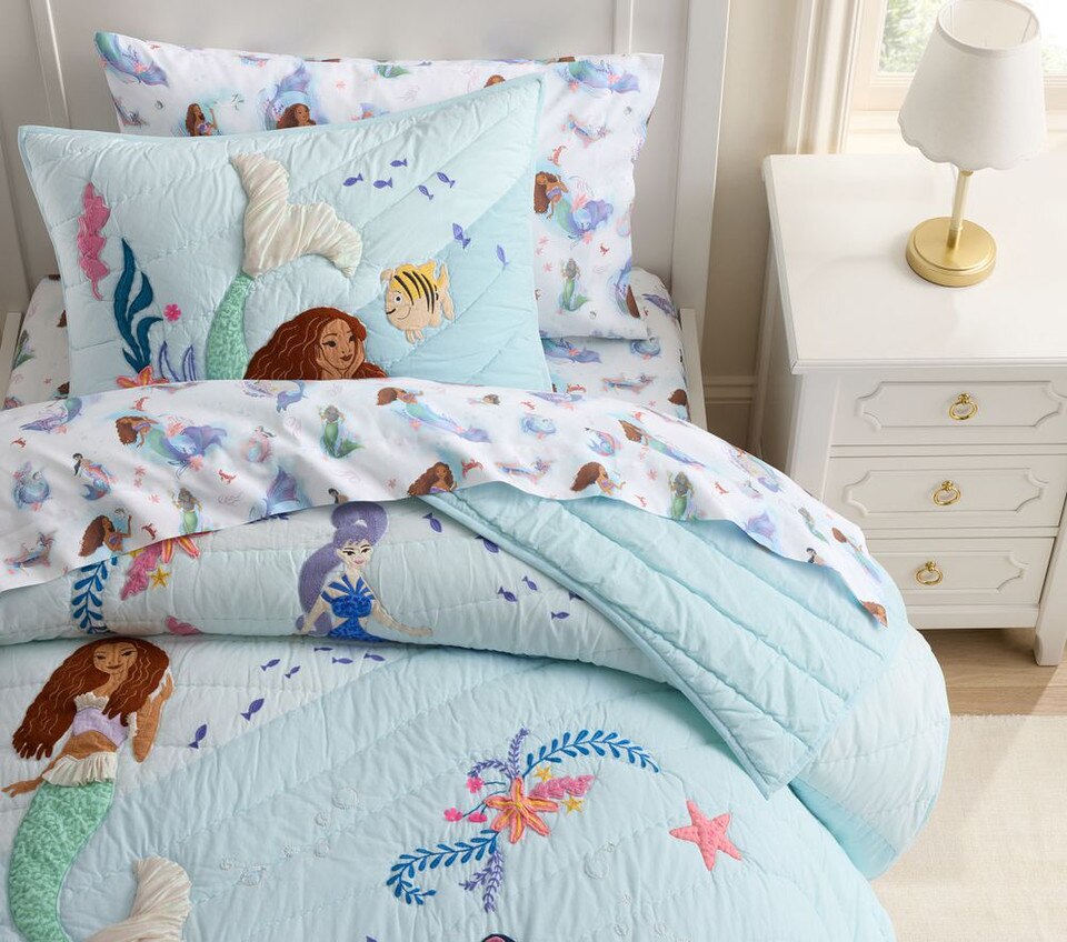 Disney The Little Mermaid Comforter & Pillowcases | Pottery Barn Kids AU