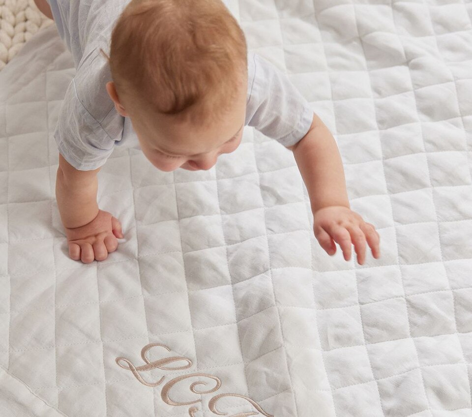 European Linen Baby Comforter | Pottery Barn Kids AU