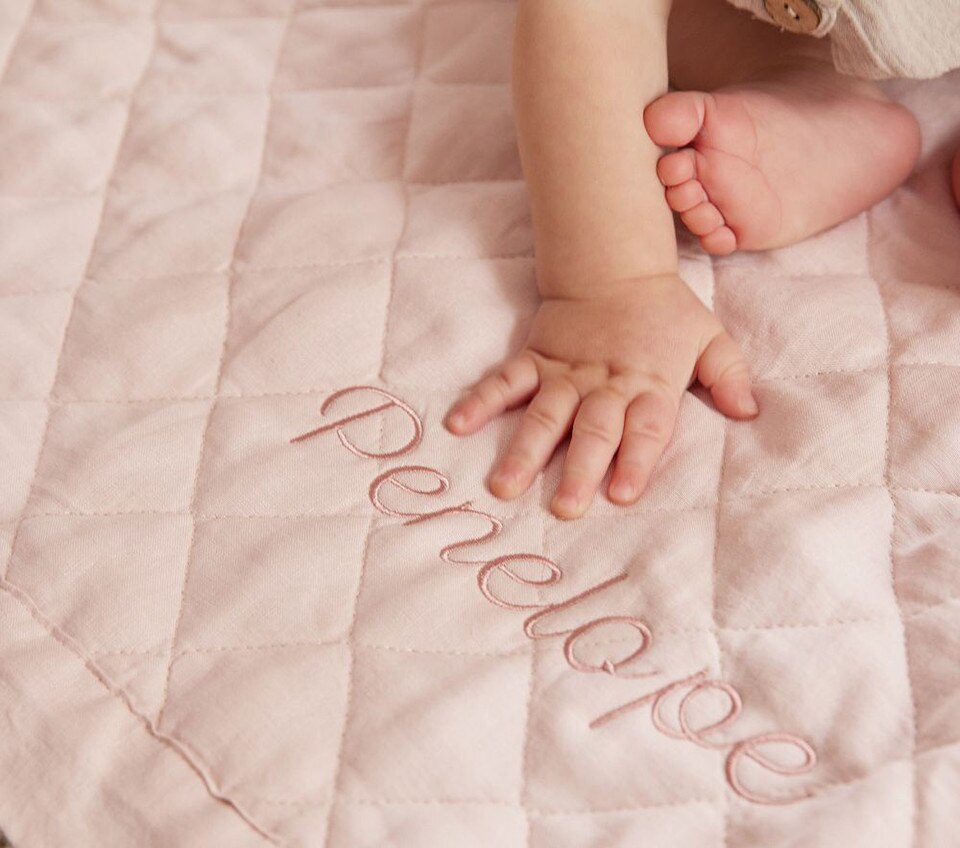 European Linen Baby Comforter | Pottery Barn Kids AU