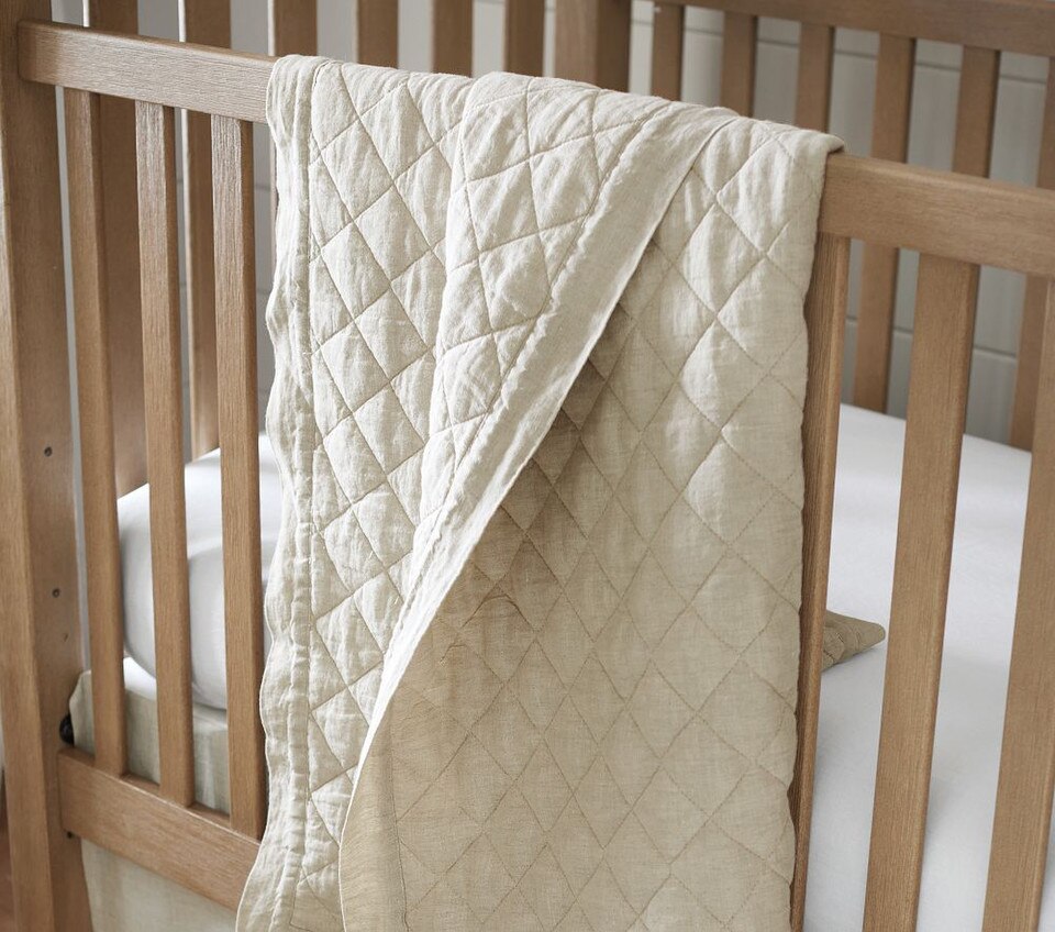 European Linen Baby Comforter | Pottery Barn Kids AU