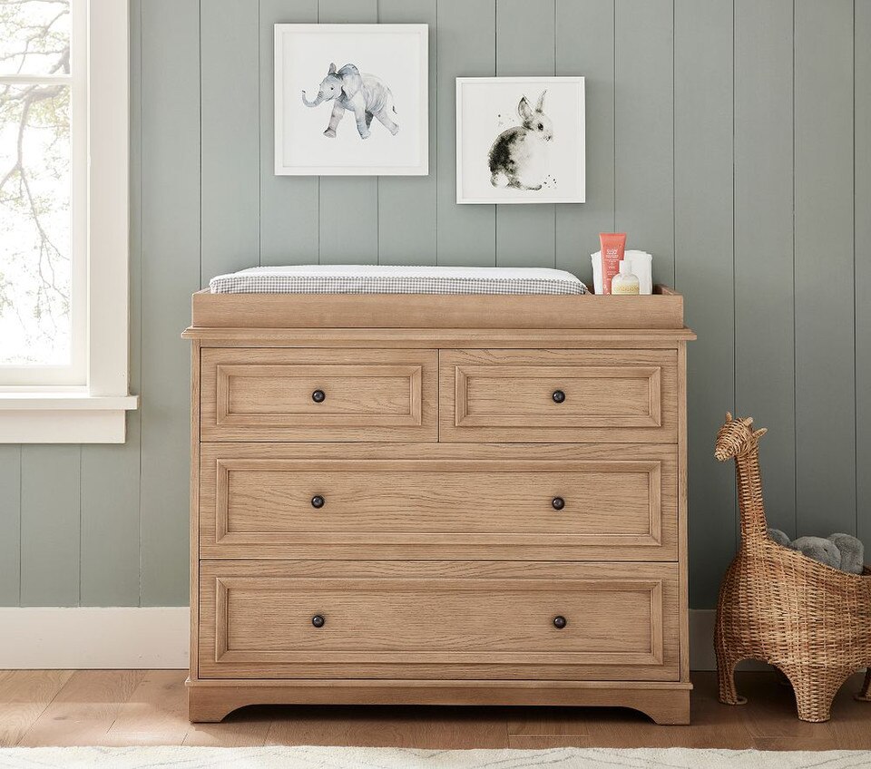 Fillmore 4-Drawer Dresser & Topper Set (109 cm w x 50 cm d) | Pottery ...