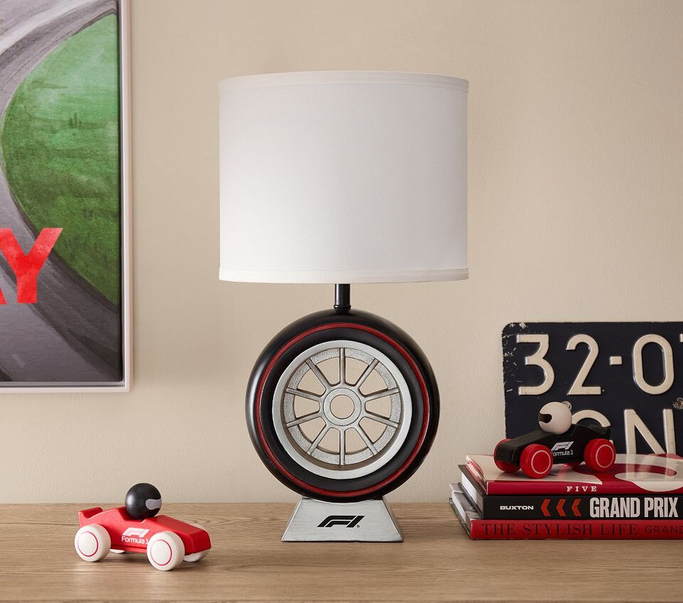 Formula 1® Tyre Table Lamp (47 cm) | Pottery Barn Kids Australia