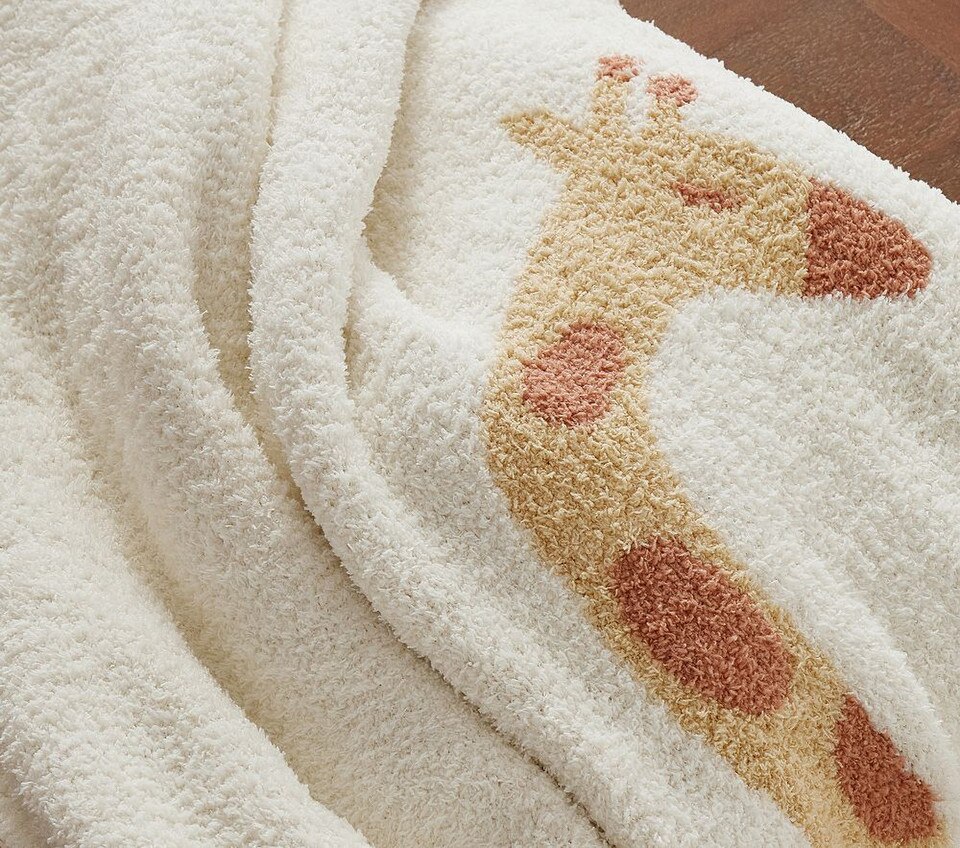 Fuzzy Giraffe Baby Blanket | Pottery Barn Kids AU
