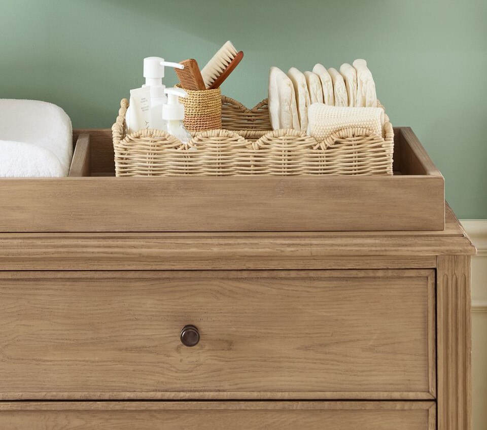 Harlow 6-Drawer Dresser & Topper Set (142 cm w x 48 cm d) | Pottery ...