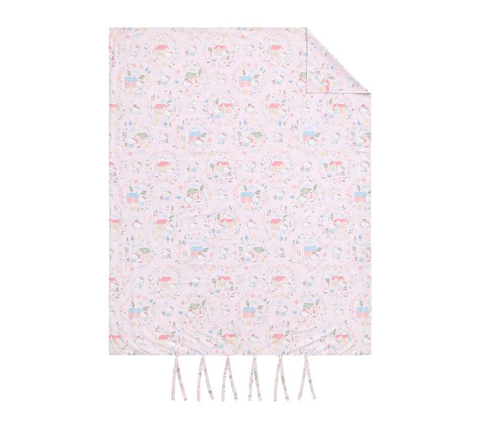 Hello Kitty® Cottage Organic Quilt Cover and Pillowcases | Pottery Barn ...
