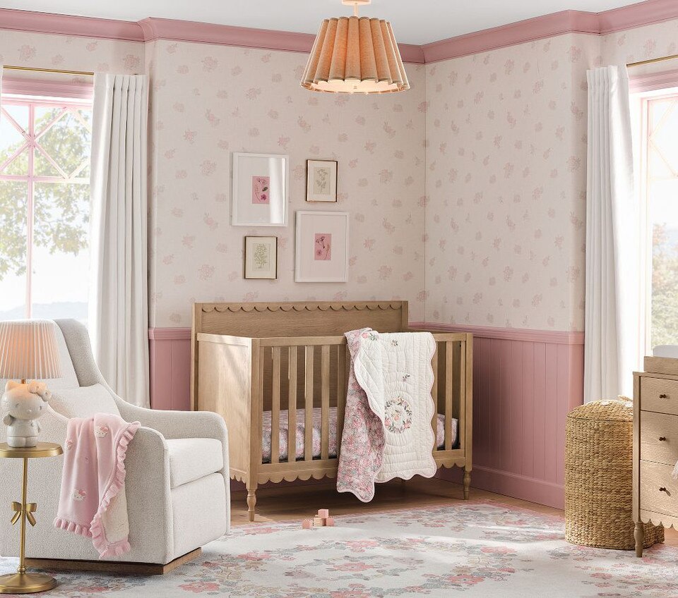 Hello Kitty® Heritage Floral Rug | Pottery Barn Kids Australia