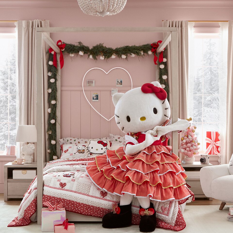 Hello Kitty® Gingerbread Comforter | Pottery Barn Kids Australia