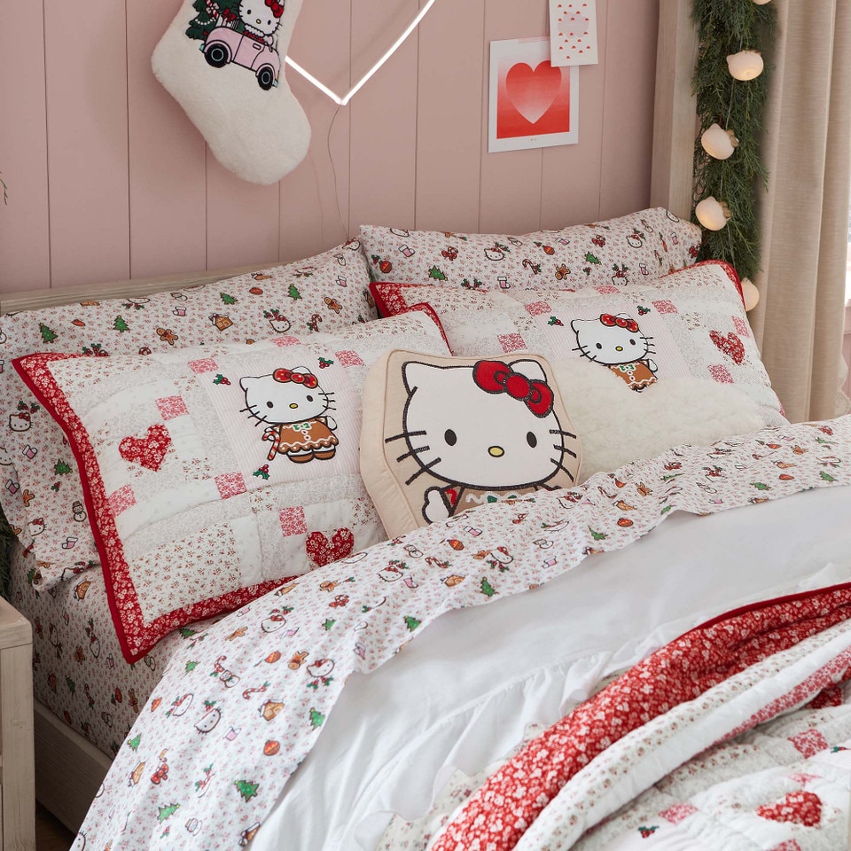 Hello Kitty® Gingerbread Comforter | Pottery Barn Kids Australia