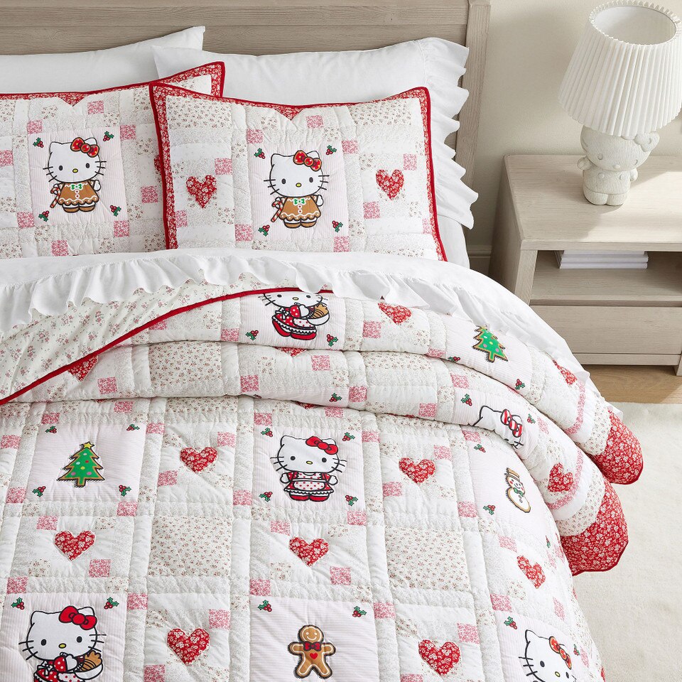 Hello Kitty® Gingerbread Comforter | Pottery Barn Kids Australia