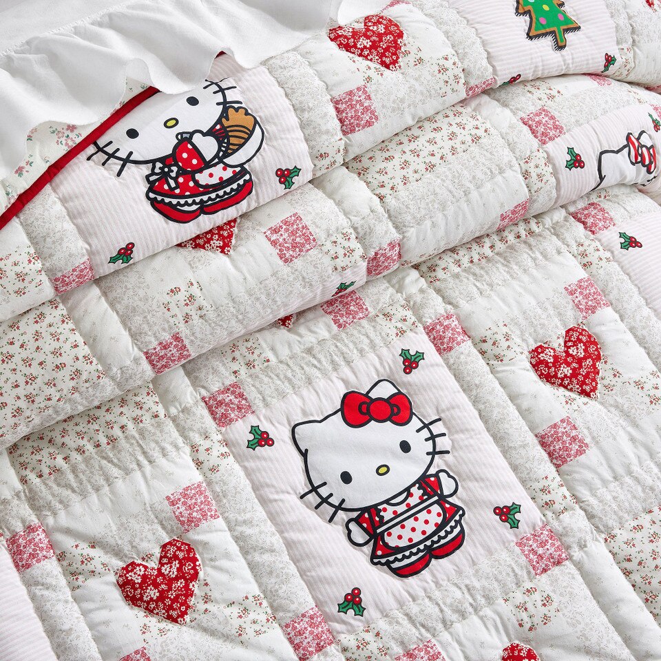 Pottery Barn Teen Hello Kitty® Gingerbread Comforter | Pottery Barn ...