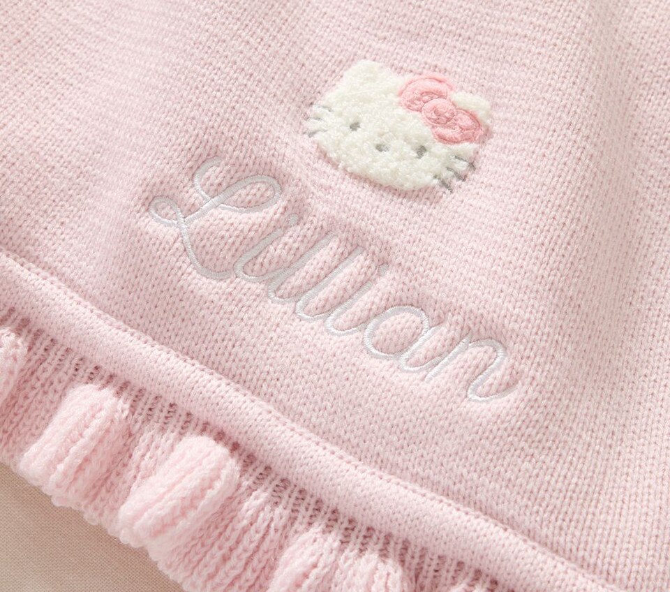 Hello Kitty® Heritage Knit Baby Blanket | Pottery Barn Kids Australia