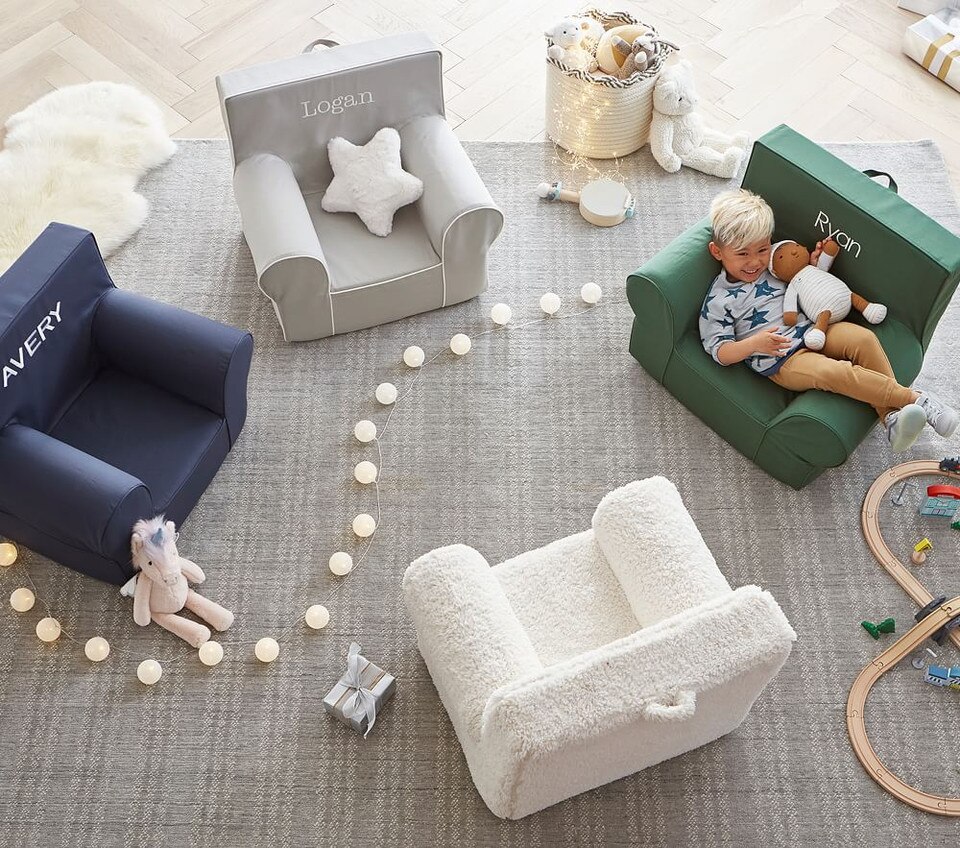 Navy Anywhere Chair - Pottery Barn Kids Australia