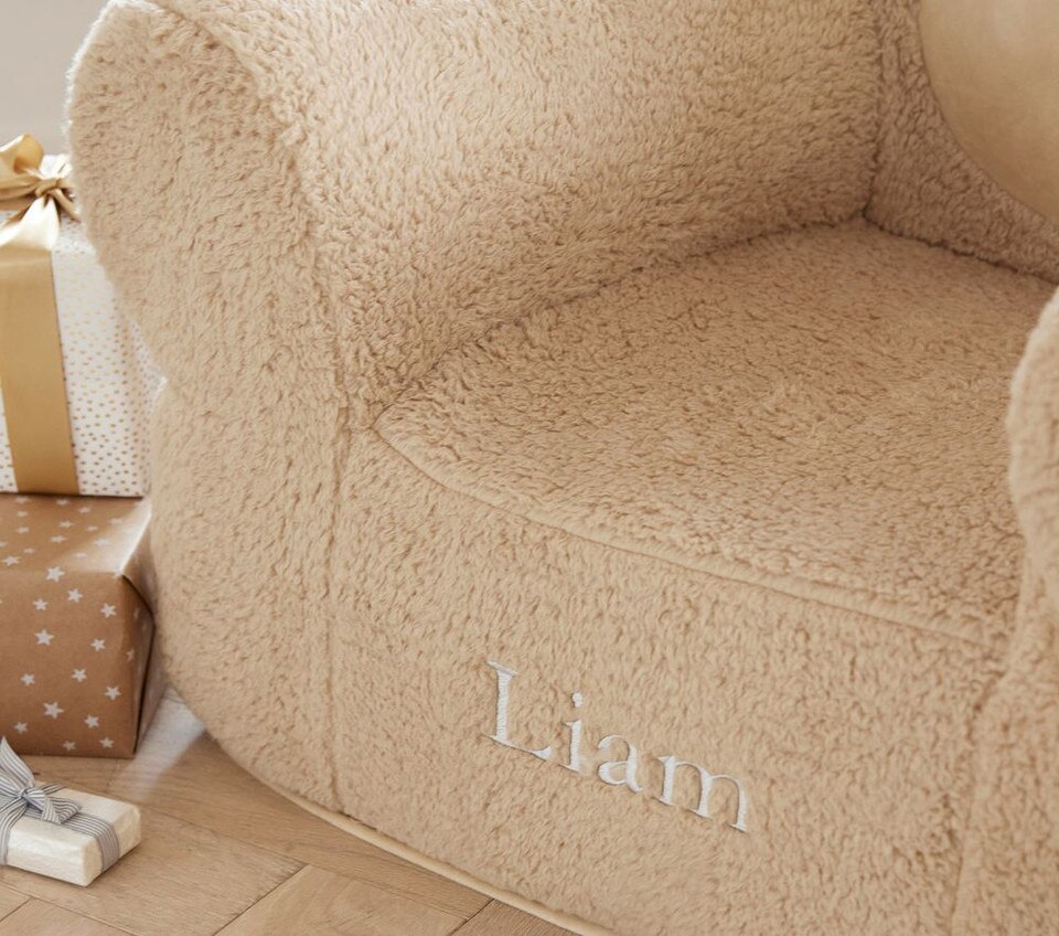 Kids Anywhere Chair®, Oatmeal Sherpa Bear | Pottery Barn Kids AU