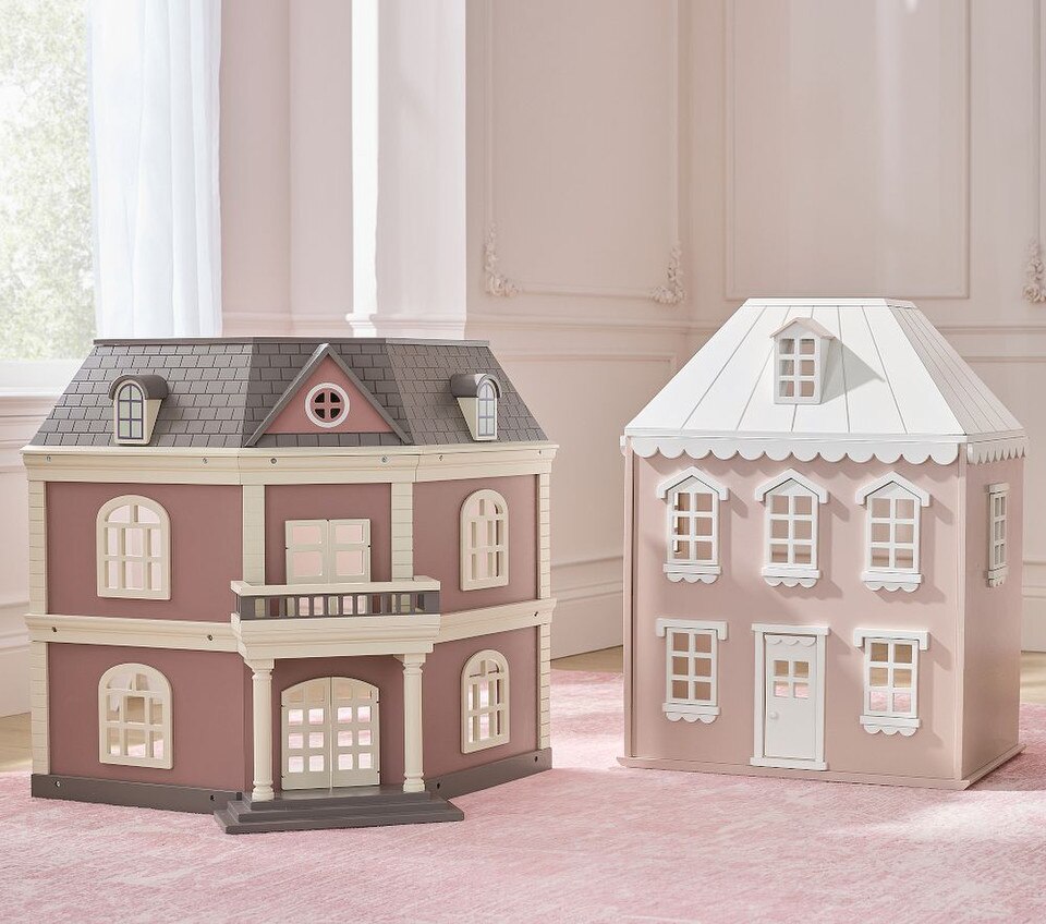 La Belle Maison Furnished French Corner Dollhouse | Pottery Barn Kids ...