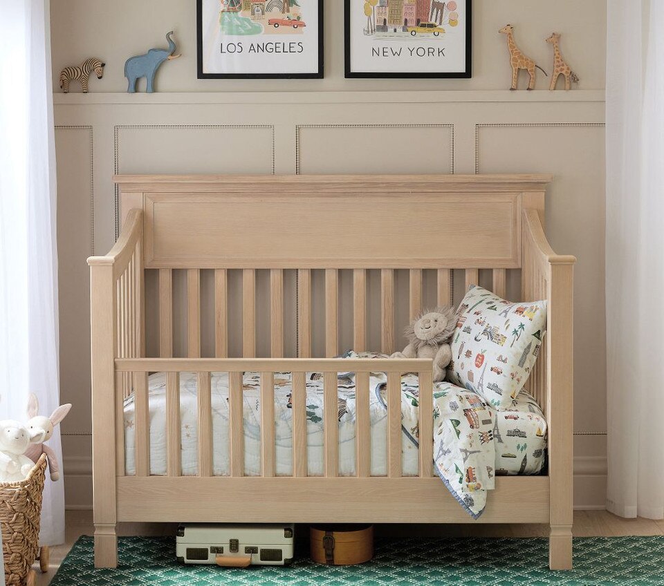 Larkin 4-in-1 Convertible Cot | Pottery Barn Kids Australia