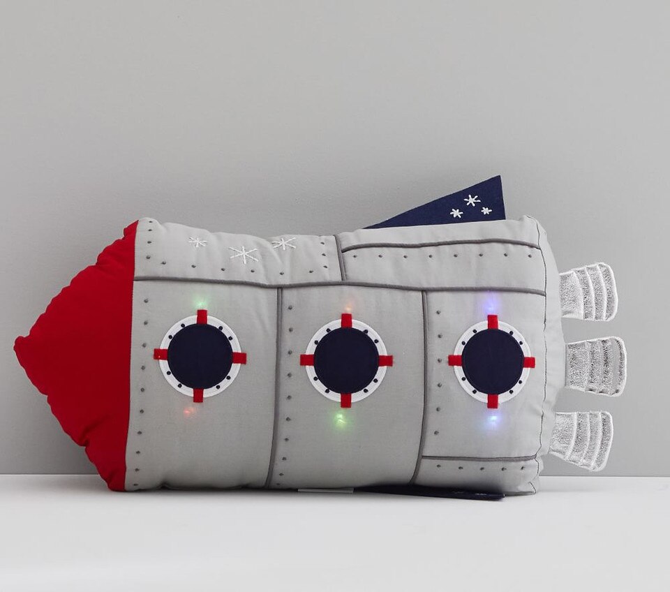 Light Up Rocket Cushion - Pottery Barn Kids Australia