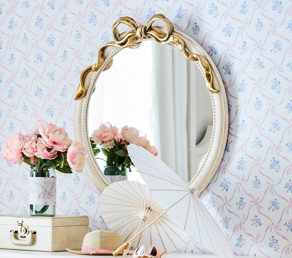 LoveShackFancy Bow Mirror | Pottery Barn Kids AU