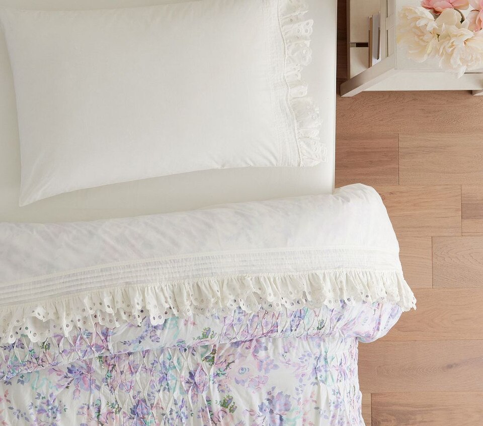 LoveShackFancy Eyelet Ruffle Sheet Set | Pottery Barn Kids AU