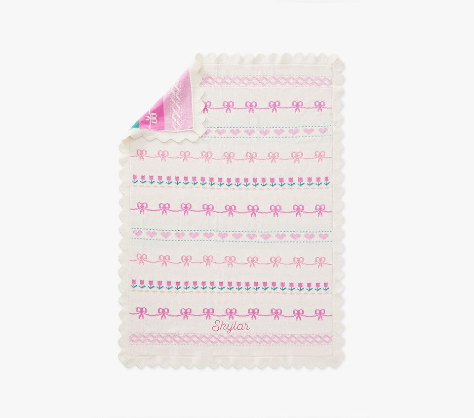 LoveShackFancy Fair Isle Baby Blanket | Pottery Barn Kids AU