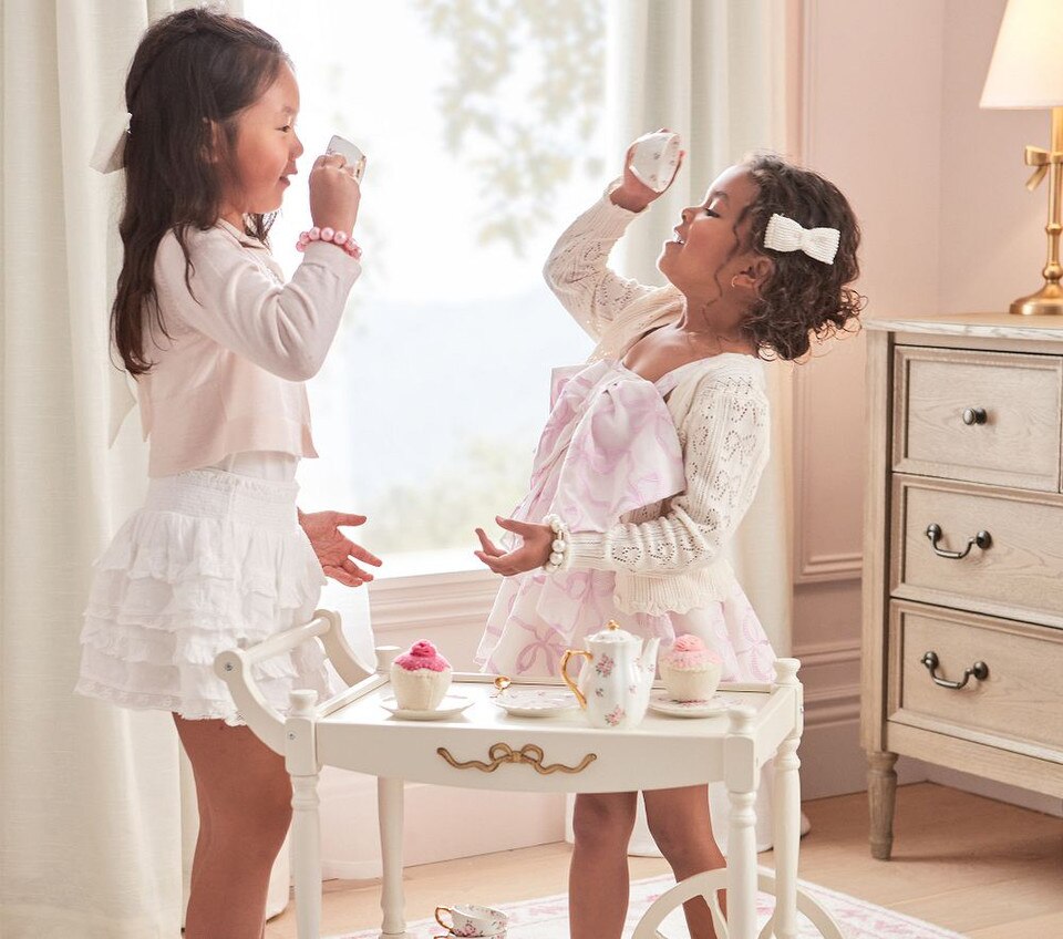 LoveShackFancy Floral Tea Party Set | Pottery Barn Kids AU
