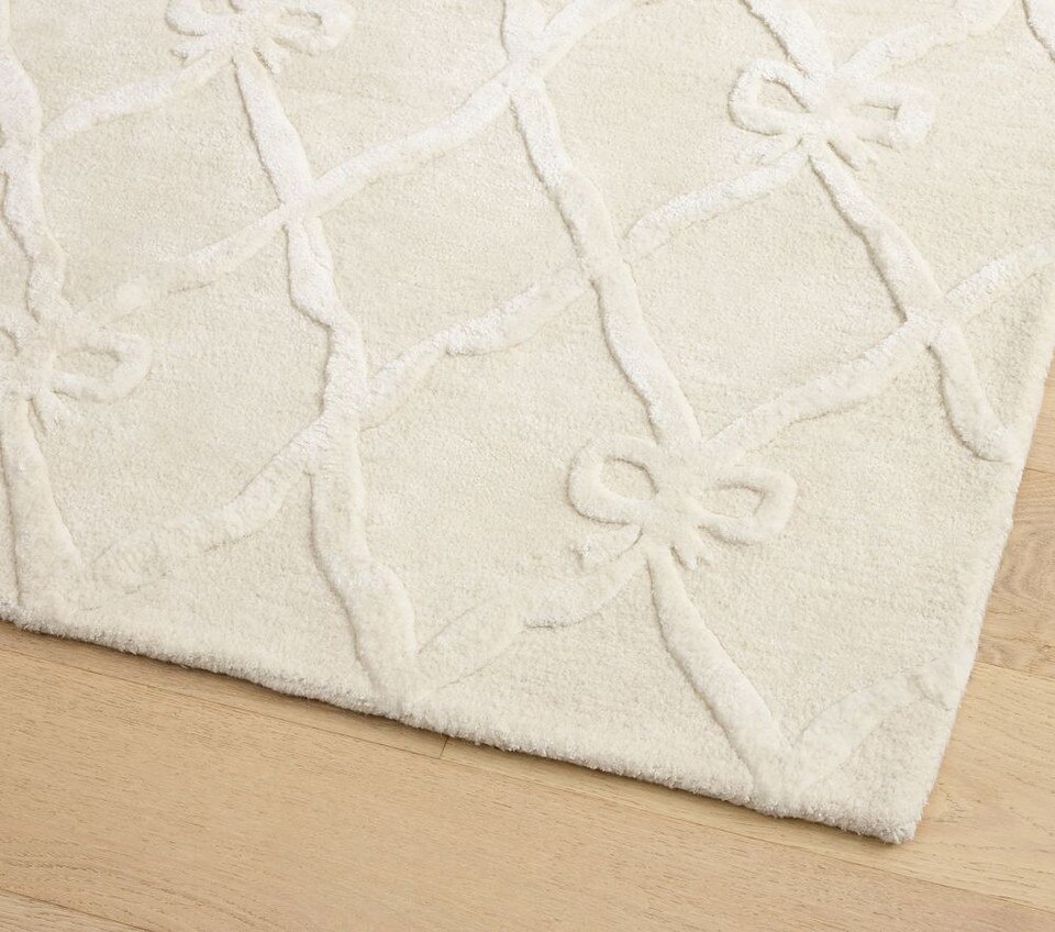 LoveShackFancy Bow Trellis Rug | Pottery Barn Kids AU