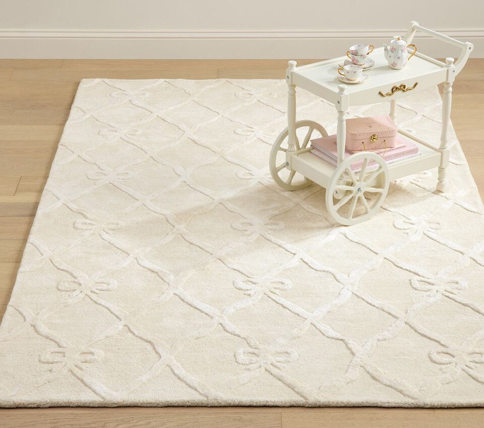 LoveShackFancy Bow Trellis Rug | Pottery Barn Kids AU
