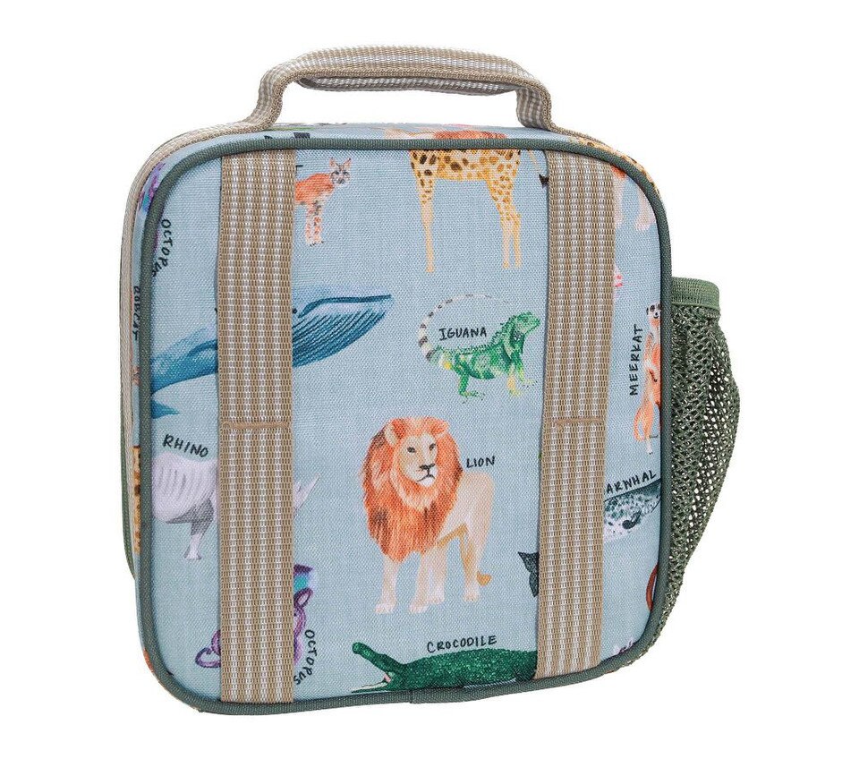 Mackenzie Brendan Safari Animals Lunch Boxes | Pottery Barn Kids Australia