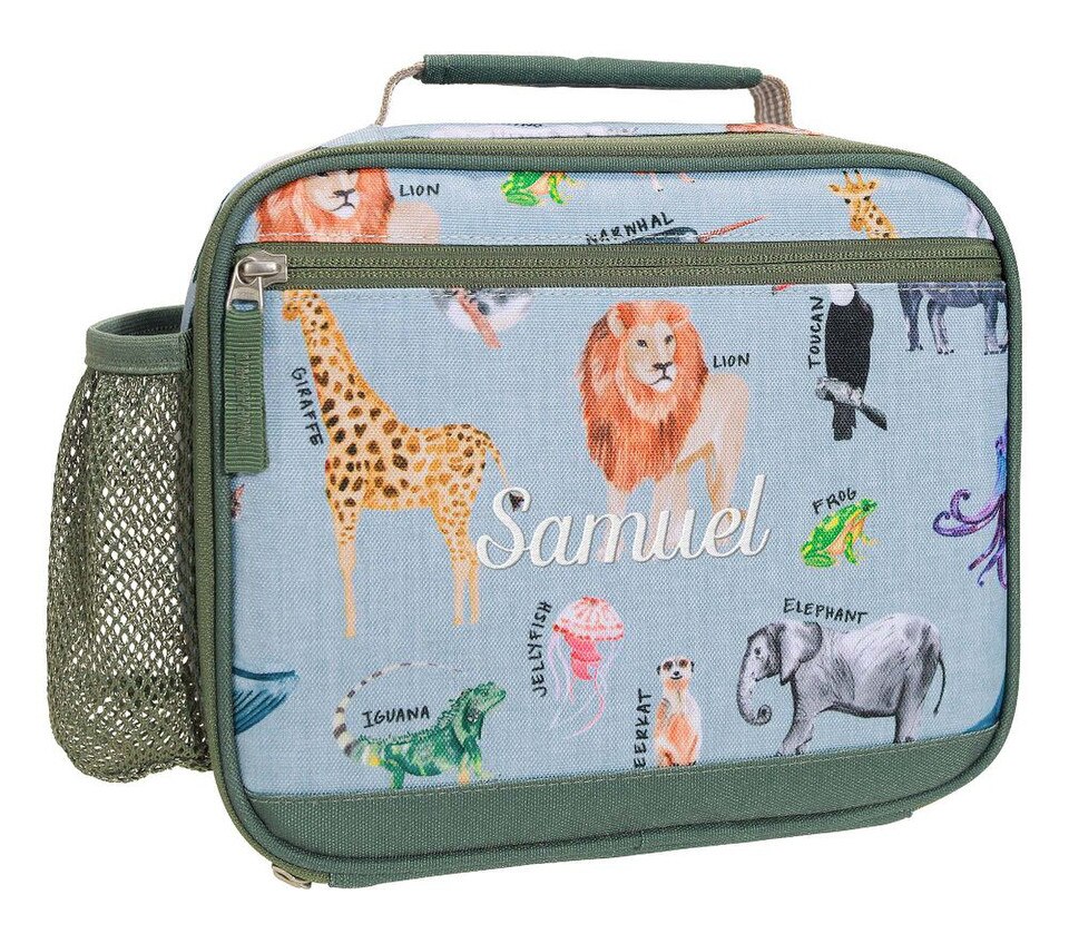 Mackenzie Brendan Safari Animals Lunch Boxes | Pottery Barn Kids Australia