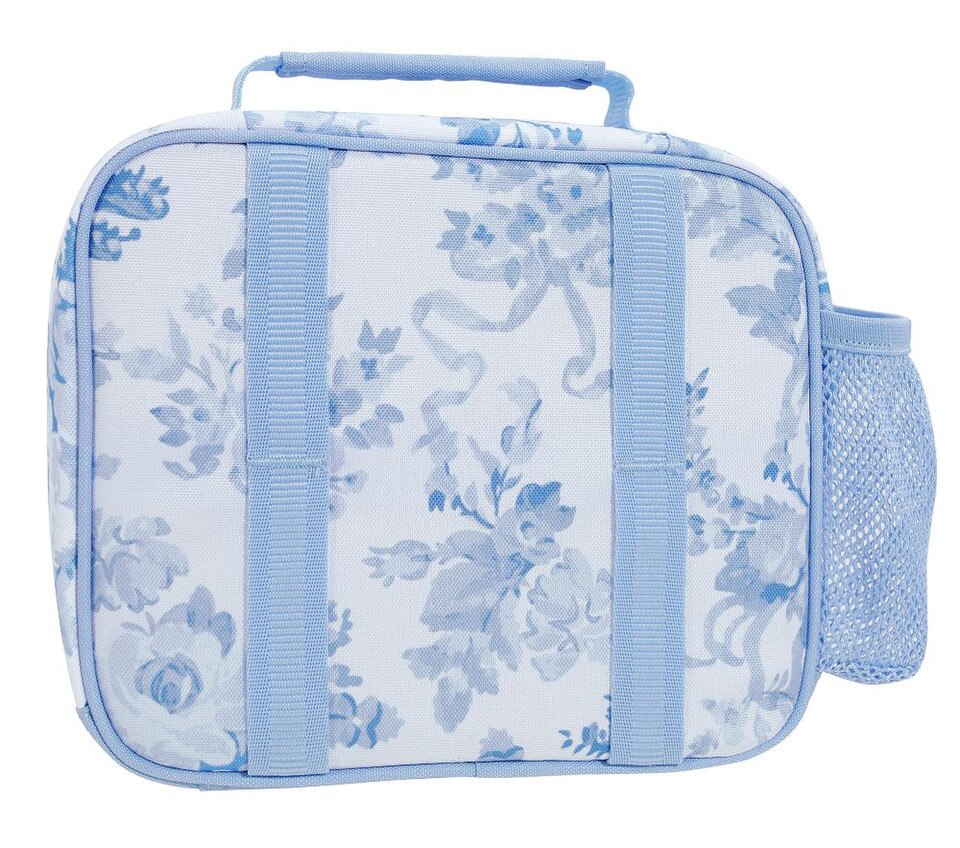 Mackenzie LoveShackFancy Blue Damask Lunch Box | Pottery Barn Kids ...