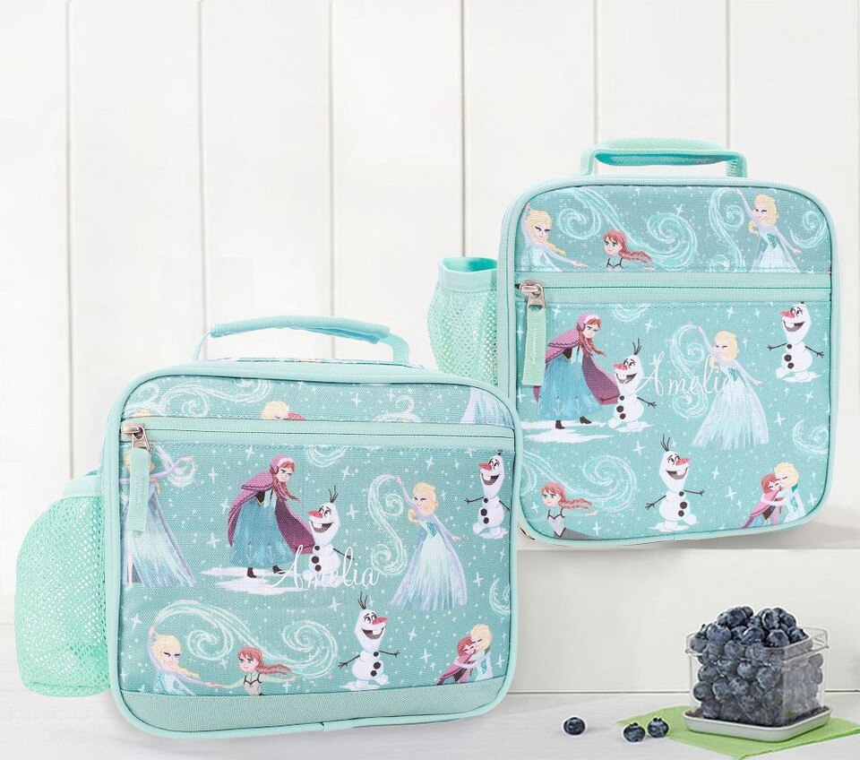 Mackenzie Aqua Disney Frozen Lunch Boxes | Pottery Barn Kids AU