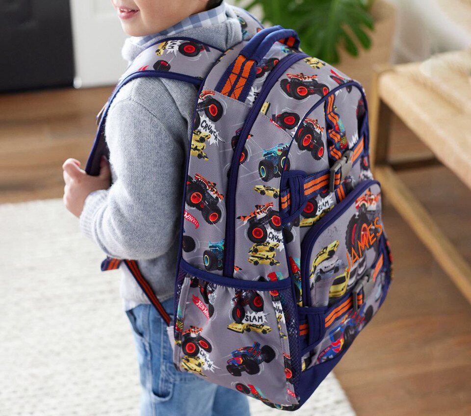 Mackenzie Hot Wheels Monster Trucks™ Backpacks | Pottery Barn Kids AU