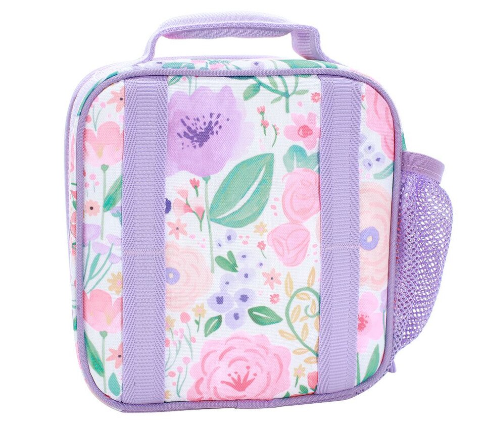 Mackenzie Lavender Floral Blooms Lunch Boxes | Pottery Barn Kids Australia