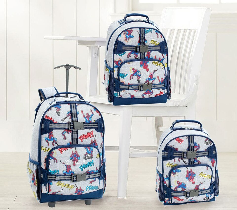Mackenzie Marvel's Spider-Man Glow-in-the-Dark Backpacks | Pottery Barn ...